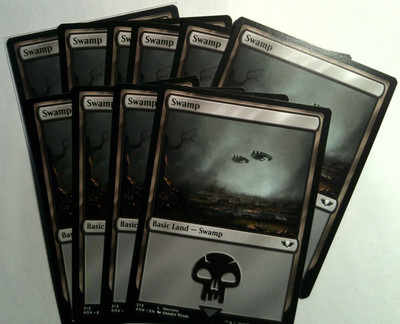 Mtg Swamp x10 *Warhammer 40k - #313* | eBay