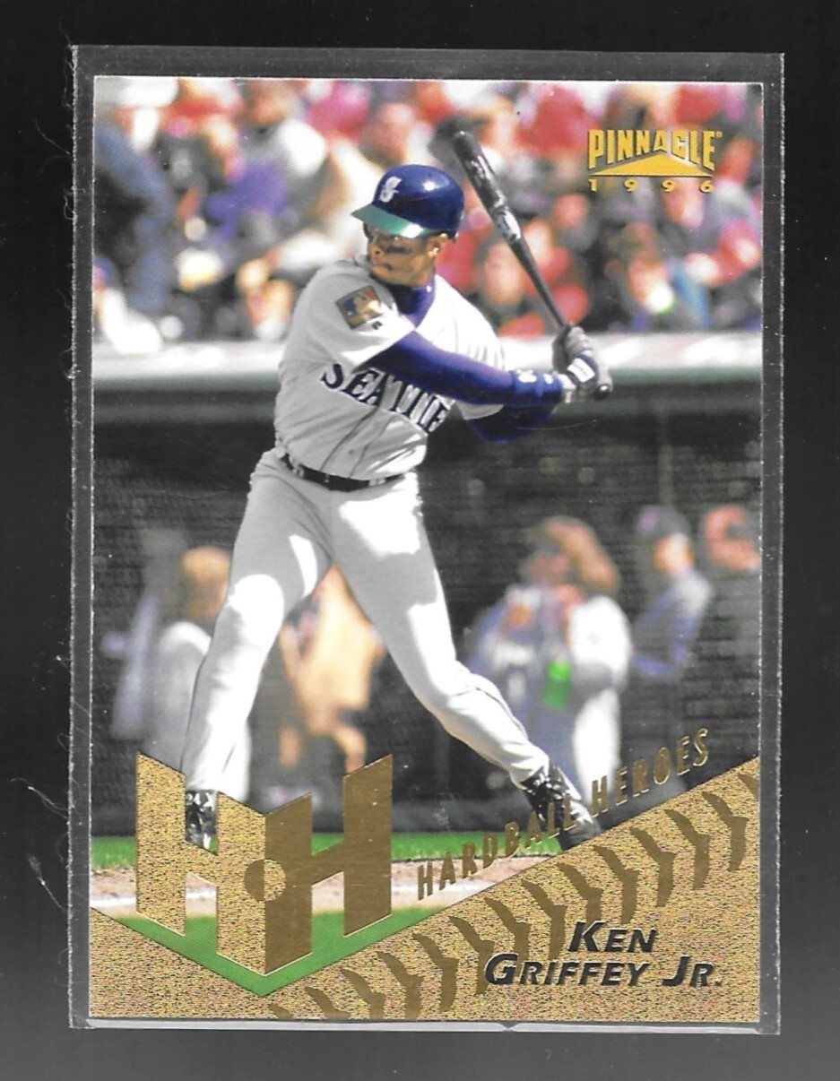 Ken Griffey Jr 1996 Pinnacle Hardball Heroes Card #255 Seattle Mariners ...