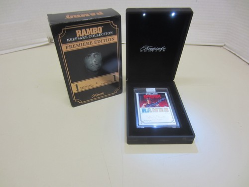 2024 Rambo Keepsake Collection JOHN RAMBO Legendary Gem Lasersignatures ...