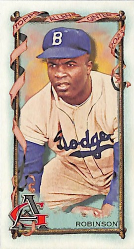 2023 Topps Allen & Ginter Mini #379 JACKIE ROBINSON Brooklyn SSP From ...