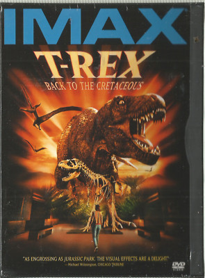 IMAX T-REX BACK TO THE CRETACEOUS SNAPCASE (2001) DVD BRAND NEW SEALED ...
