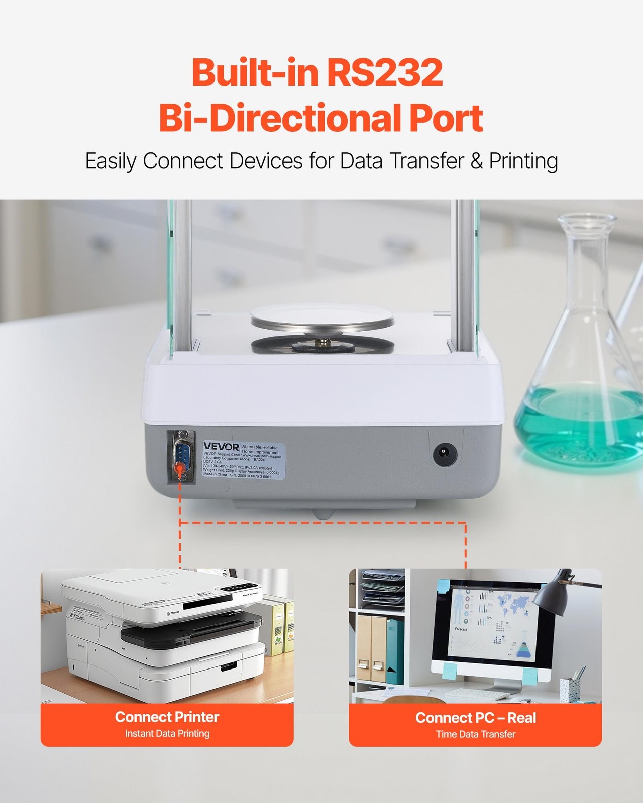 HOT/ Analytical Balance,120 gx0.001 g High Precision Accuracy Lab Scale ...