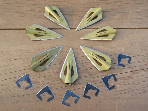 Lot of 7 Vintage Archery Fred Bear Razorhead Broadheads | eBay