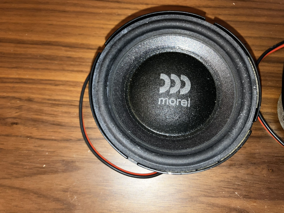 Morel 4" Midrange Woofer (pair) Car Audio Set of Speakers | eBay