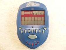 Radica Big Screen Solitaire Electronic Game Handheld 2008 Yellow White ...