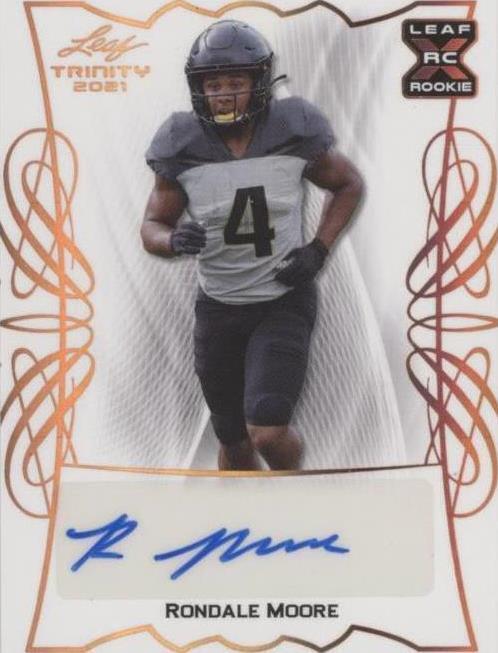 2021 Leaf Trinity - Rondale Moore #BA-RM1 (AU, RC) for sale online | eBay