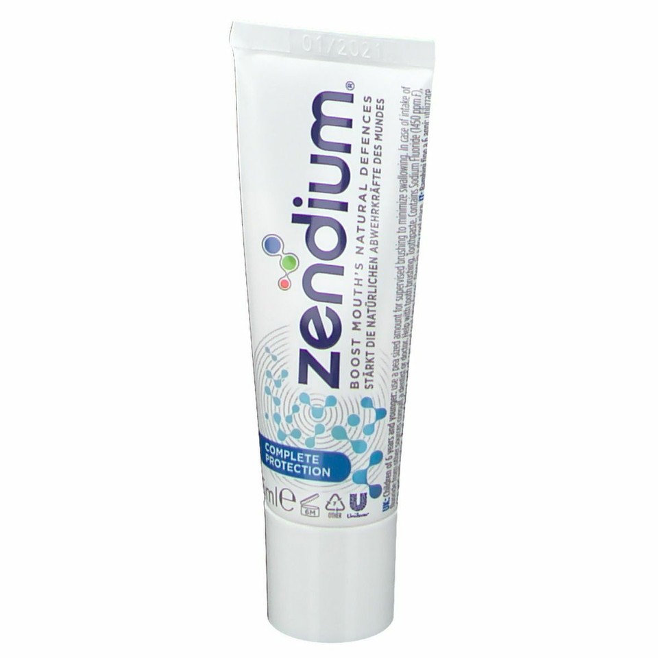 Zendium COMPLETE PROTECTION/ CLASSIC toothpaste from Europe -FREE ...