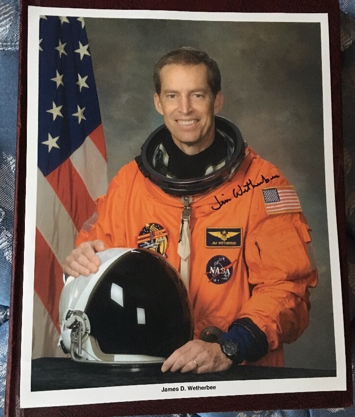 JAMES D. WETHERBEE - Original Autographed PHOTOGRAPH SIGNED NOT A ...