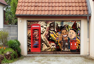 3D Humorous Man O395 Garage Door Murals Wall Print Decal Wall AU Eve ...