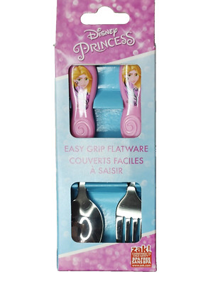 Disney Princess Easy Grip Beauty and the Beast Belle Flatware Set NEW ...