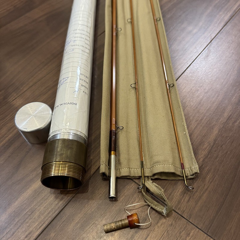Garrison Model No.221 2PC 2TOP Bamboo Fly Fishing Rod Serial number 1 ...