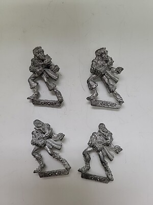 Blood Bowl 2nd ed - Wood Elf Catchers - 4 OOP Metal Miniatures - Used ...