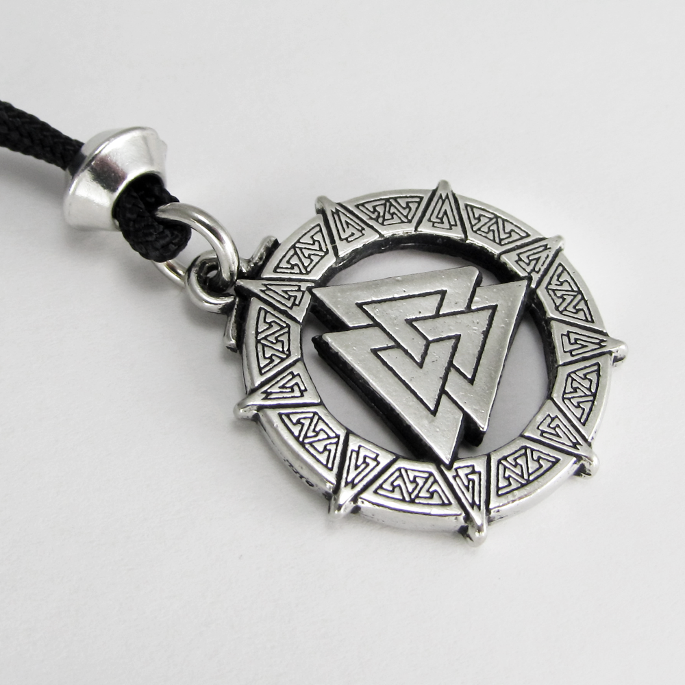 Valknut Necklace Warrior's Knot Valkyrie Viking Pendant Norse Jewelry ...