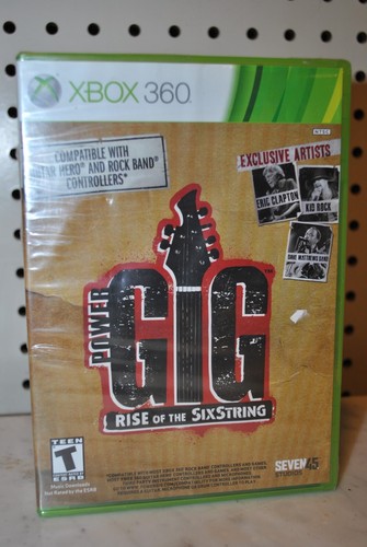 XBOX 360 Power Gig Rise of the Six String Brand New factory Sealed | eBay