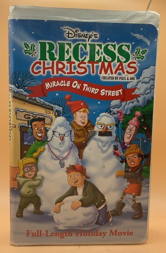 Recess Christmas: Miracle on Third Street VHS Disney Clamshell **Buy 2 ...