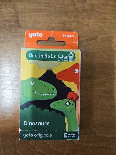 New Yoto BrainBots: Dinosaurs Audio Card Collection 8 Card Pack 4 Hours | eBay