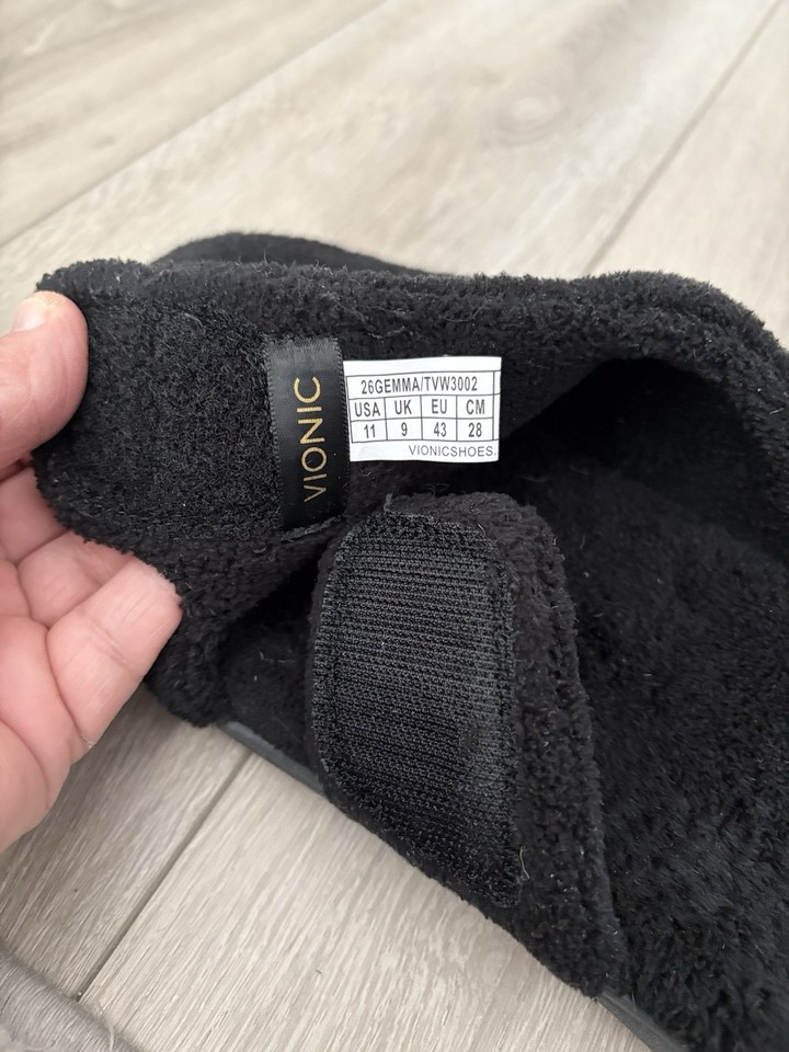Vionic Gemma - Orthaheel Orthotic Slipper Black - 11 | eBay