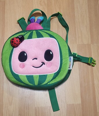 Cocomelon Plush Watermelon Toddler Backpack | eBay