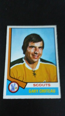 FREE SHIPPING-Gary Croteau-1974/75 Opee-chee Hockey-nr.mint/7-no.36 ...