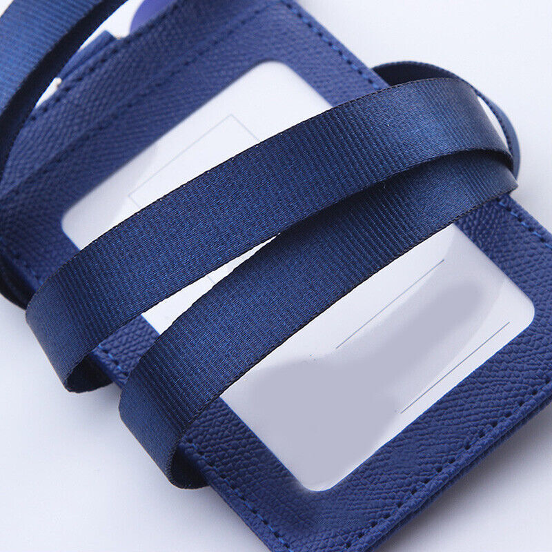 Name Badges Cover ID Holder Card Cover PU Protector Case + Retractable ...