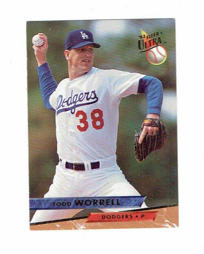 Todd Worrell Los Angeles Dodgers Pitcher #409 Fleer 1993 #Baseball Card ...