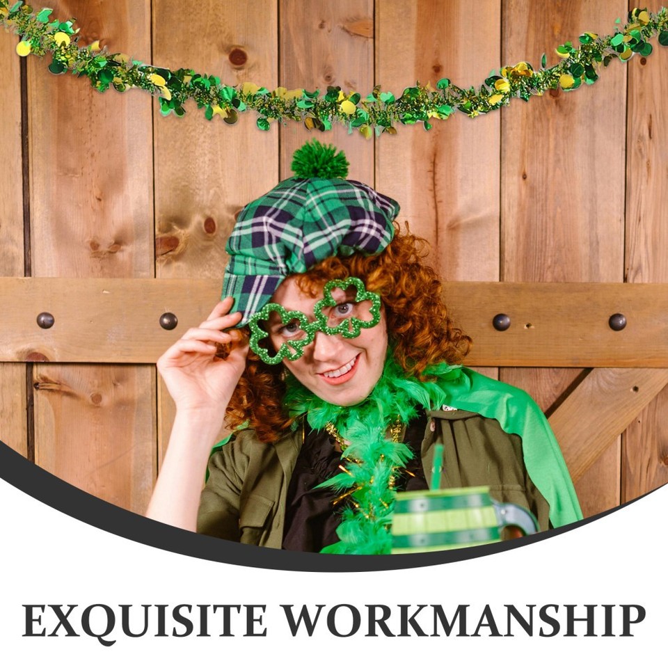 St. Patrick'S Day Party Decoration Tinsel Garland St Patricks Day ...