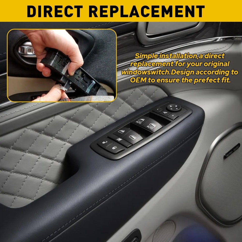 For 2013-2016 Dodge Ram 1500/2500/3500 Master Power Window Door Lock ...