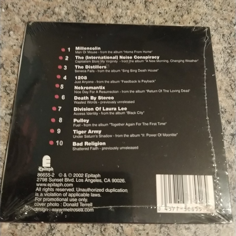 extreme sound sampler Epitaph CD [NEW] 10 tracks sealed Bad Religion ...