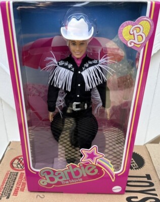 Barbie: The Movie Ken Cowboy Black and White Western Outfit **SEALED ...
