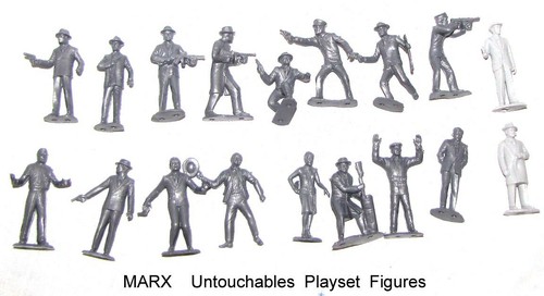 Marx reissue Untouchables all 16 figures in gray + Ness & Capone in ...