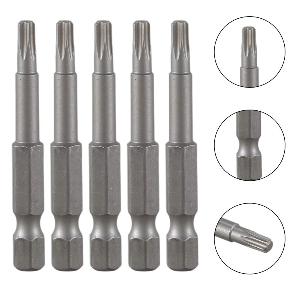 Brand New Screwdriver Bit Adapter Tool Hexagon Shank Magnetic Silver ...