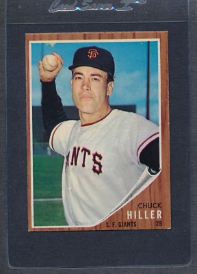 1962 Topps #188 Chuck Hiller Giants EX *3327 | eBay