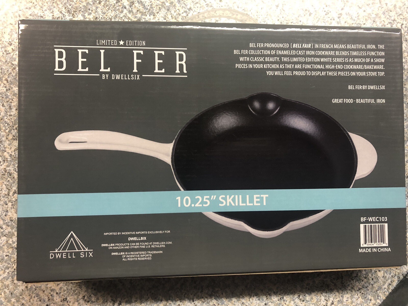 Bel-Fer By Dwellsix Limited Edition 10.25” Cast iron skillet | eBay