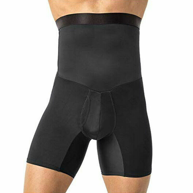 Men's Compression Body Shaper High Waist Boxer Shorts Tummy Trimmer ...