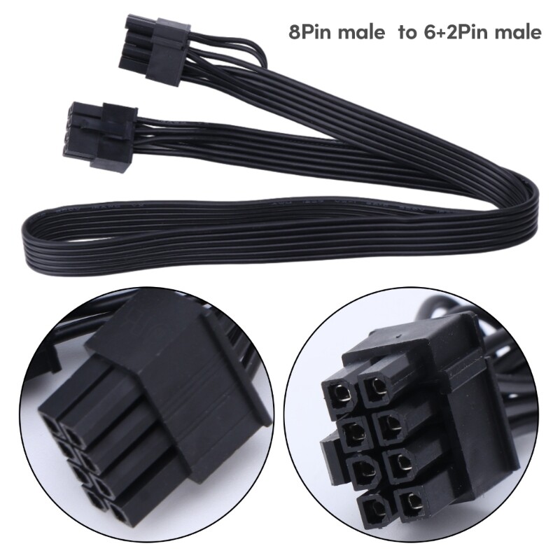 PCIE Graphics Card Power Extension Cable 8P to 8pin 6+2P Adapter PCIE ...
