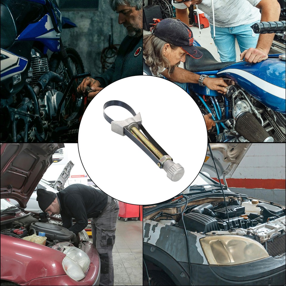 Car Oil Filter Removal Tool Strap Wrench 60mm To 120mm Diameter ...
