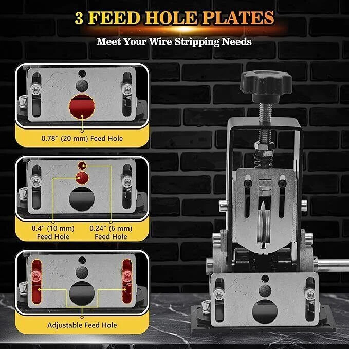 New Manual Wire Stripping Machine Cables Scrap Recycle Cable Tool 1mm ...