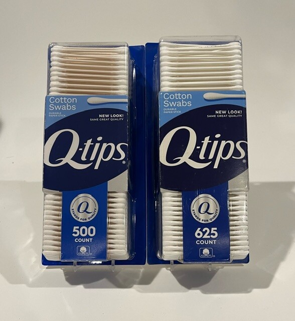 Q-TIPS Cotton Swabs CHOOSE Your QUANTITY 500, 625, 1125, 1250, or 1750 ...