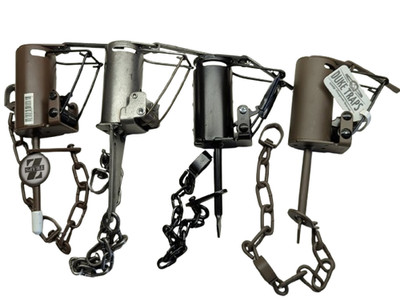 4 Dog Proof Traps Variety Pack Duke Z-Trap Bridger FB2 Raccoon Nuisance ...
