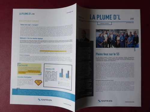 NEWSLETTER SAFRAN AIRCRAFT ENGINES EVRY CORBEIL LA PLUME D'L 219 9/2018 ...