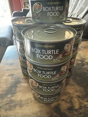 (13) X ZOO MED BOX TURTLE FOOD - ZOO MENU - 6 OUNCE EACH FAST FREE SHIP ...