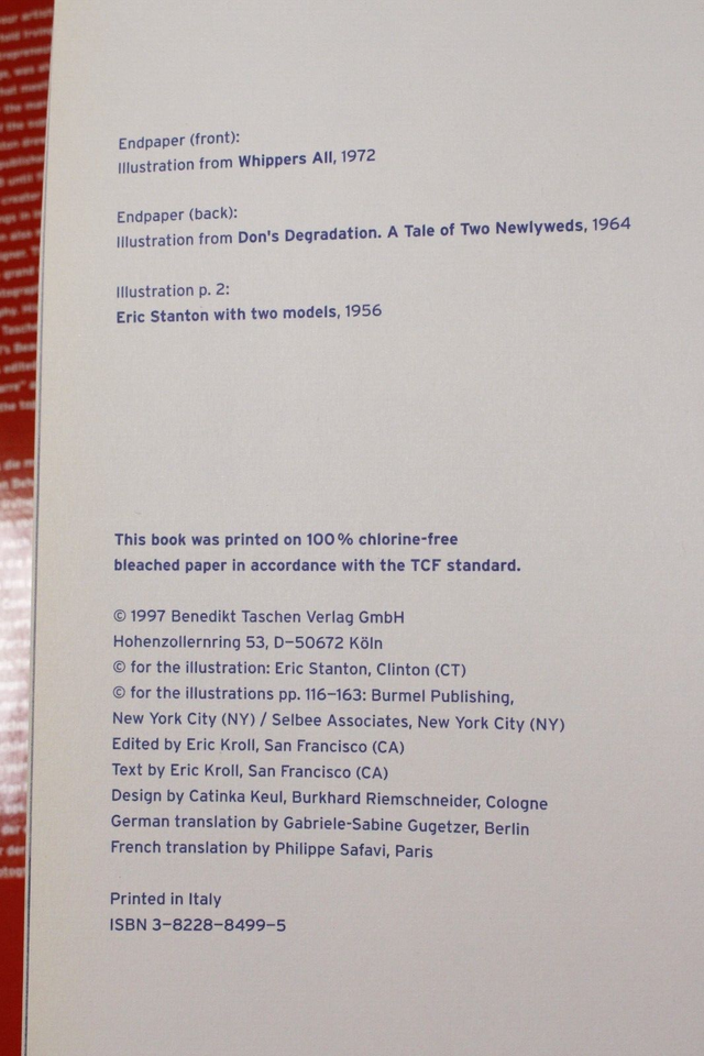 The Art of Eric Stanton by Eric Kroll (Taschen Large Hardcover, 1997 ...