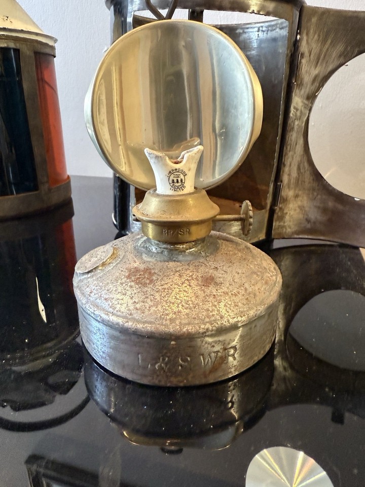 LSWR/SR Railway Hand lamp In Good Original Condition, Including ...