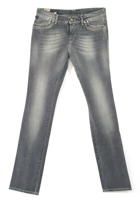 CHIPIE jeans gris coton stretch femme regular taille basse BAKER pant ...