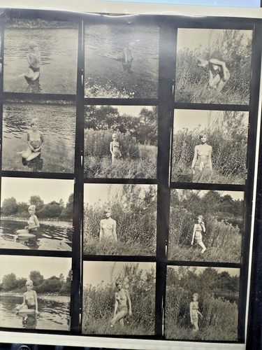 Alexander Marischka Nude Model 1969 Contact Sheet Photographs Peter ...
