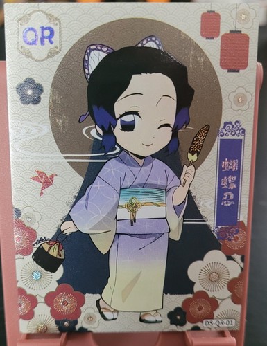 Shinobu Kocho Demon Slayer QR Chibi Rare Card CCG Anime Manga So The ...