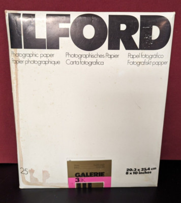 Ilford Ilfobrom Galerie 3.1K Photographic Paper / 8x10" 25 Ct / SEALED ...