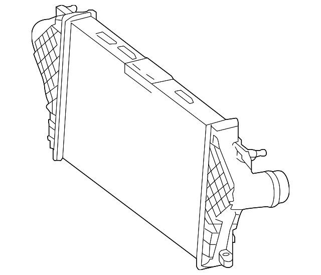 Genuine Mercedes-Benz GLE W166 Charge Air Cooler A0995002900 ...