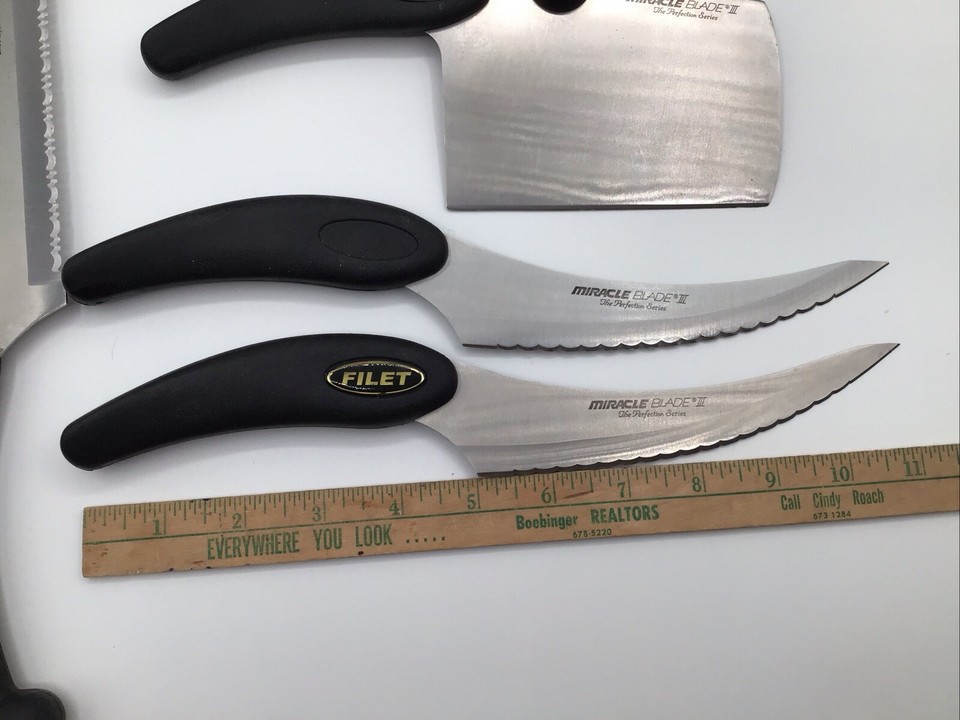 Miracle Blade III Perfection Series Six Piece Chef Cutlery Knife Set | eBay