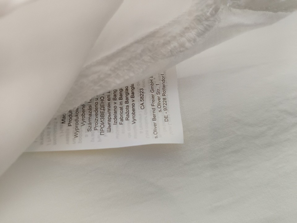 s.Oliver Maillot de Corps Femme Blanc Casual Modal (EU 36) | eBay